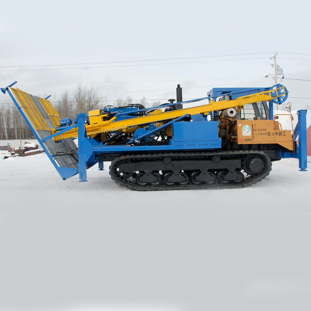 Installation sur mesure d'une foreuse VD5000 | Atelier Val-d'Or